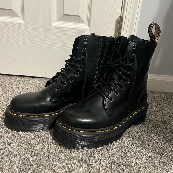 Dr. Martens | Shoes | Doc Martens Jadon Boot Smooth Leather Platforms ...